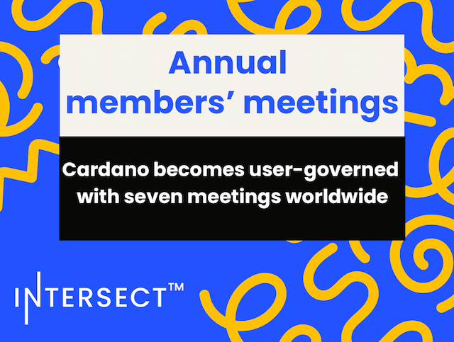 Intersect | Building Together to Drive Cardano Forward